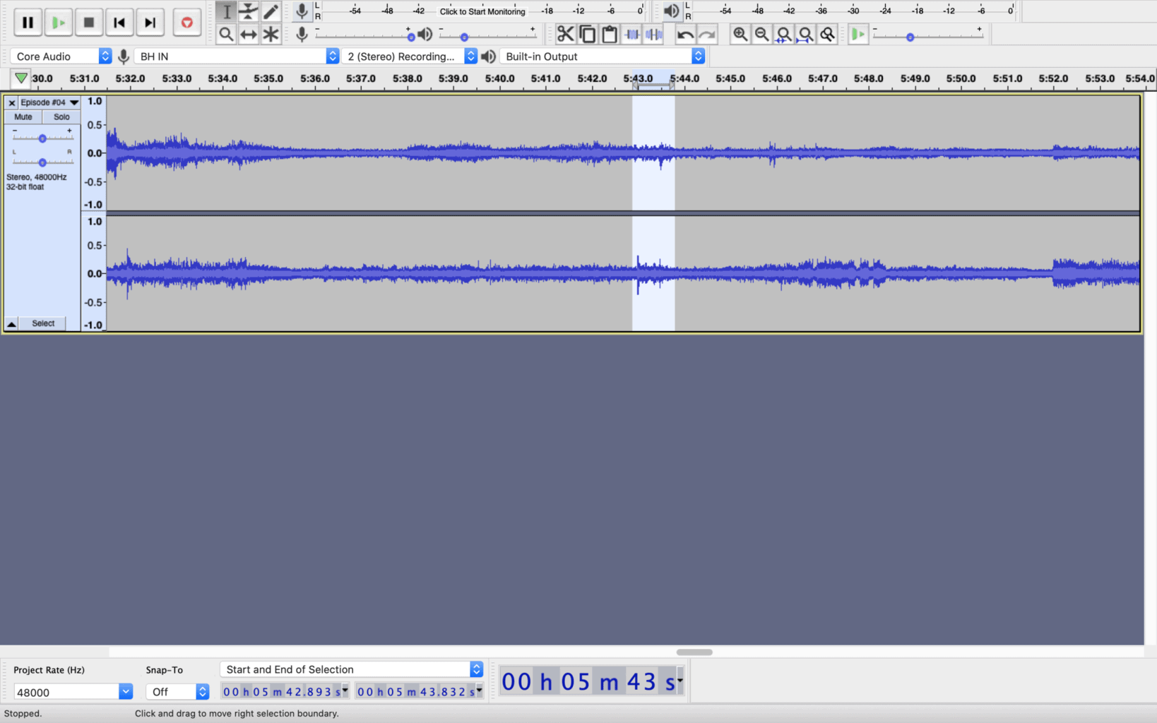 How to Cut & Move Audio in Audacity | TSP