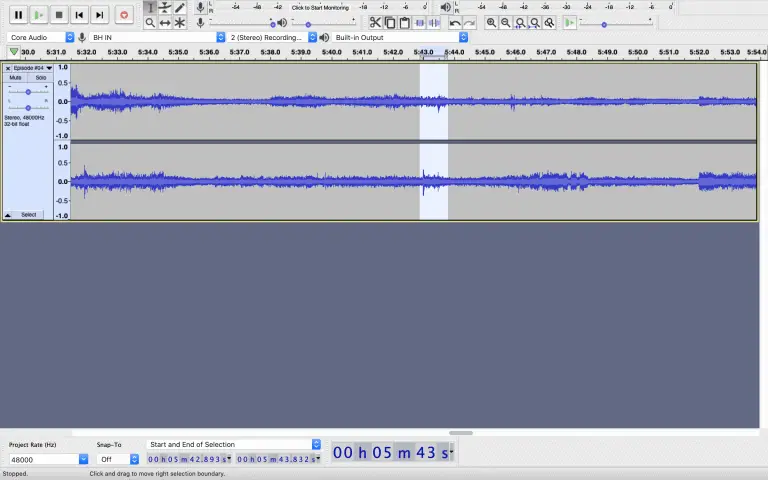 How to Cut & Move Audio in Audacity | TSP