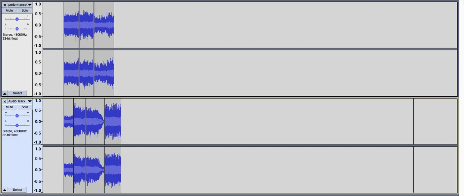 How to Cut & Move Audio in Audacity | TSP