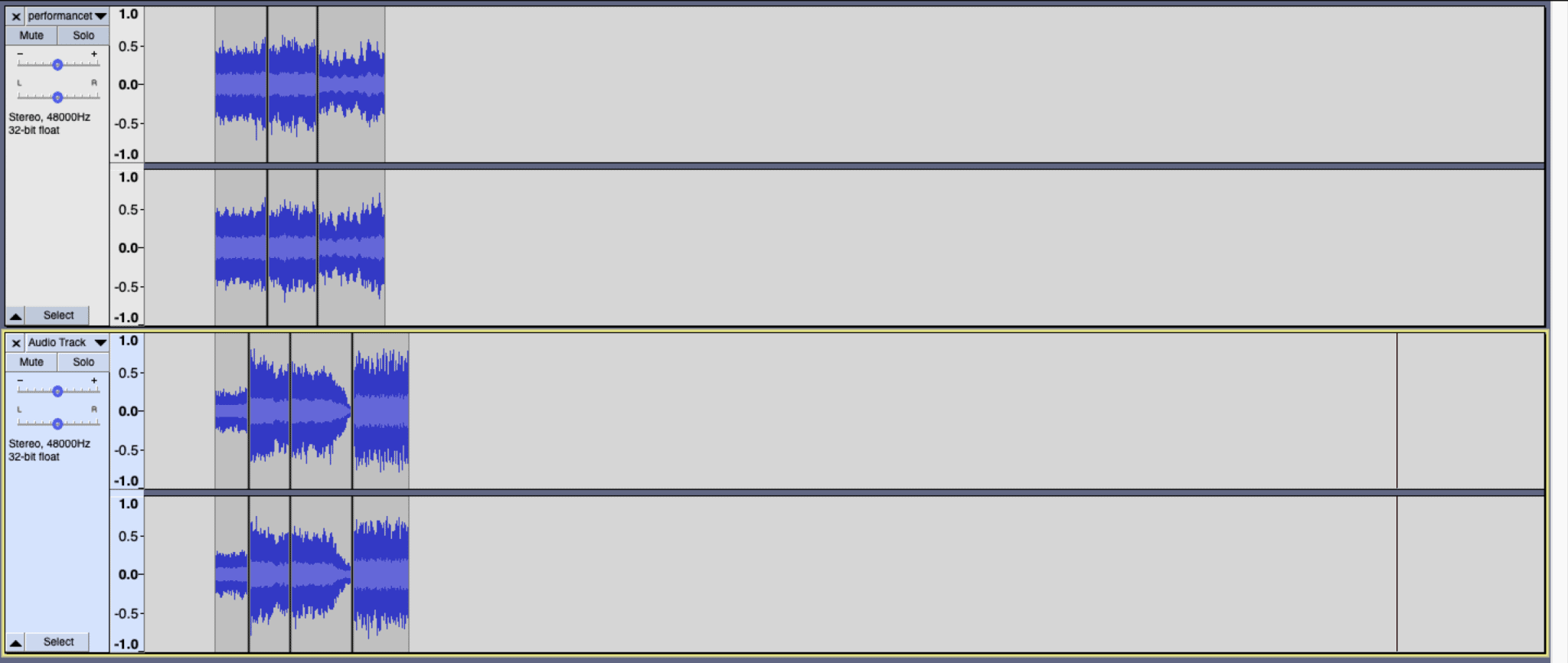 How to Cut & Move Audio in Audacity | TSP