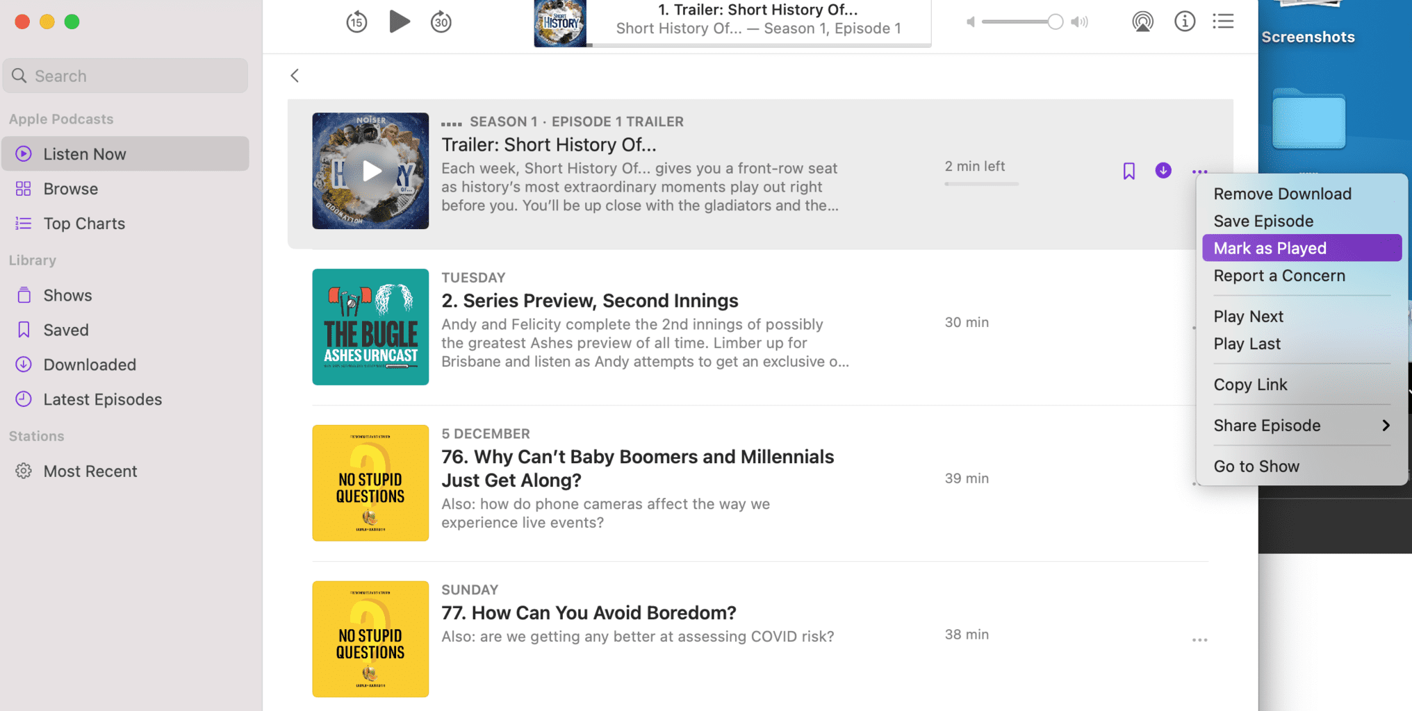 How to Clear Podcast History by Platform | TSP